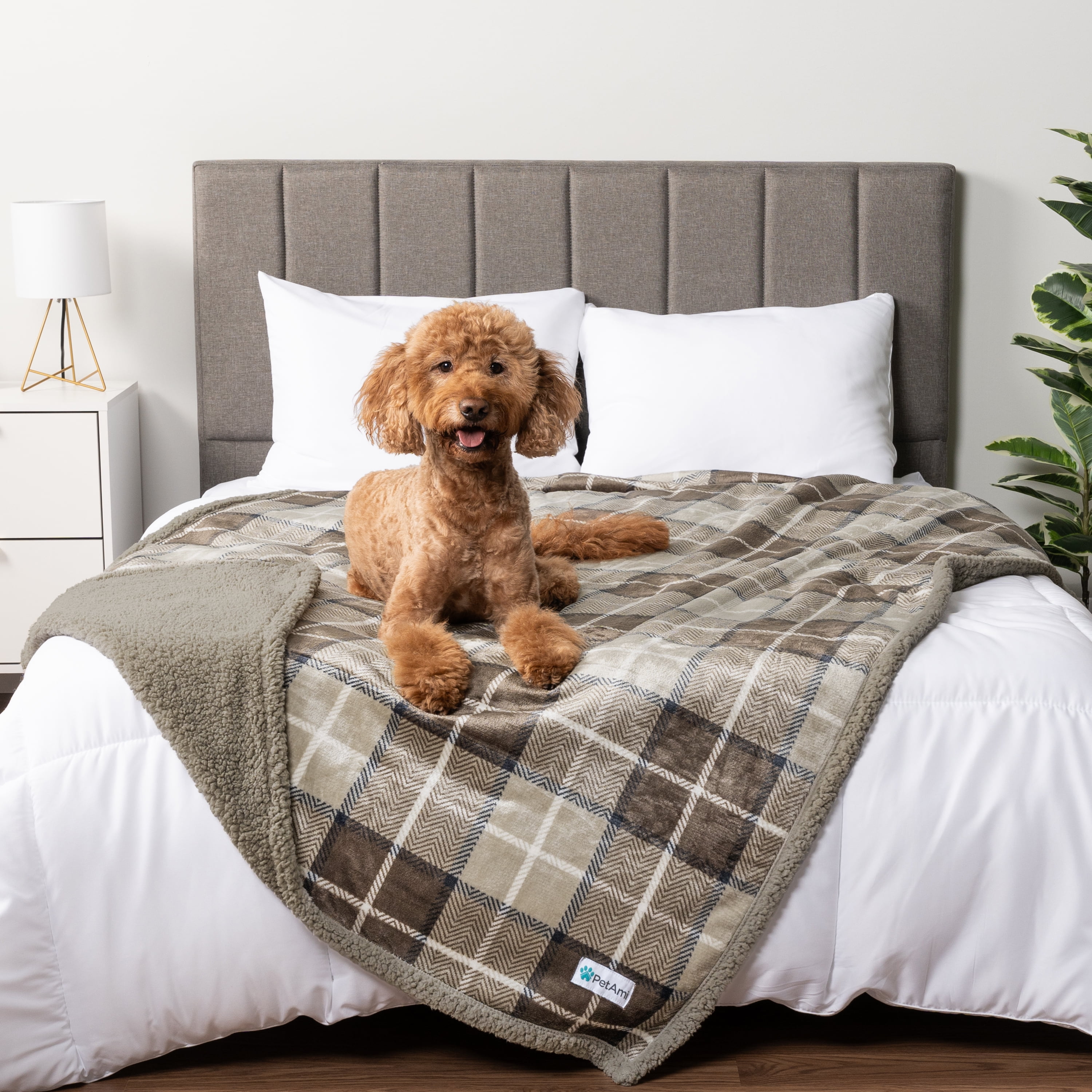 PetAmi Waterproof Dog Blanket for Medium Large XL Dog Puppy Cat Throw ...