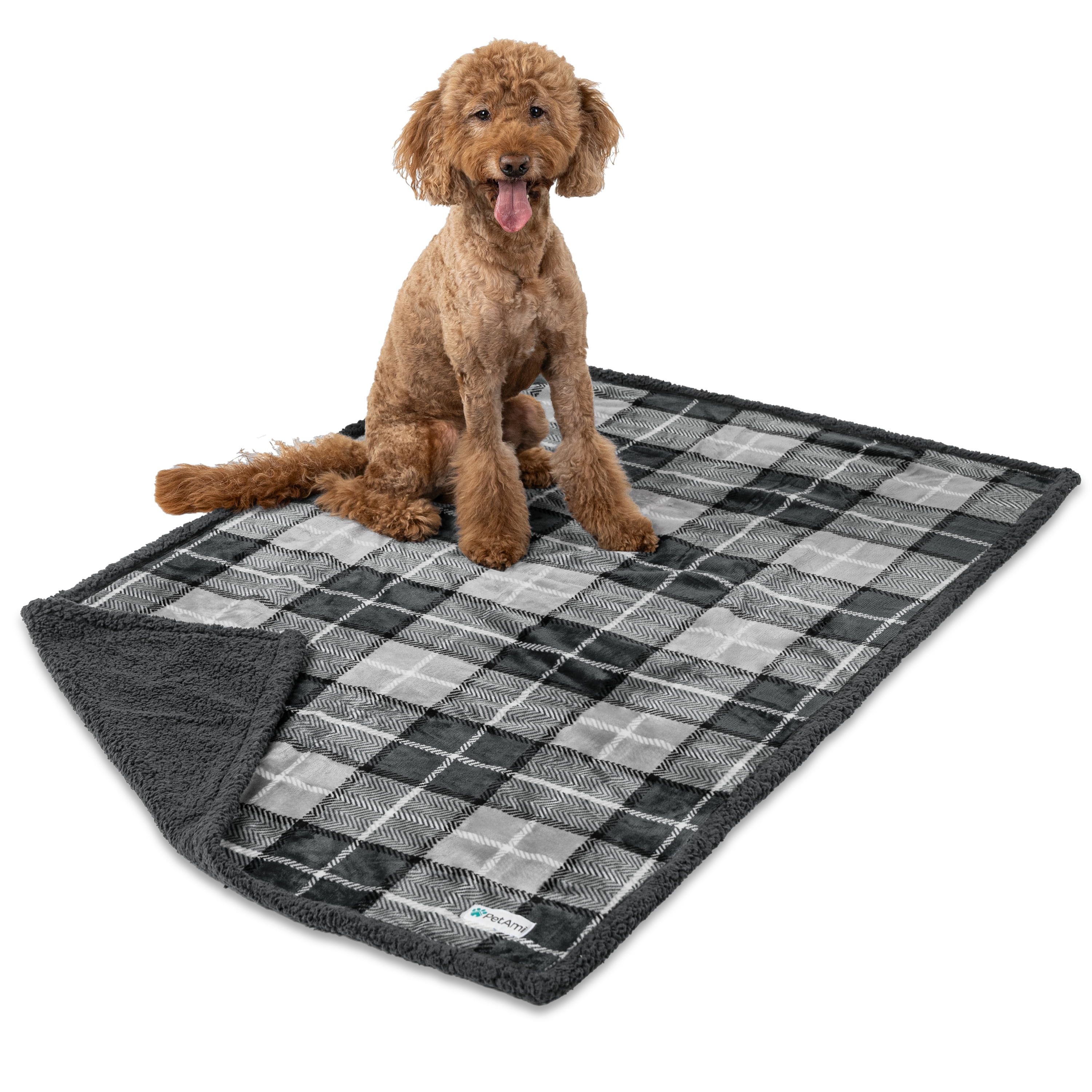 PetAmi Waterproof Dog Blanket for Medium Large Dog Puppy Cat Throw for Couch Cover Leakproof ...