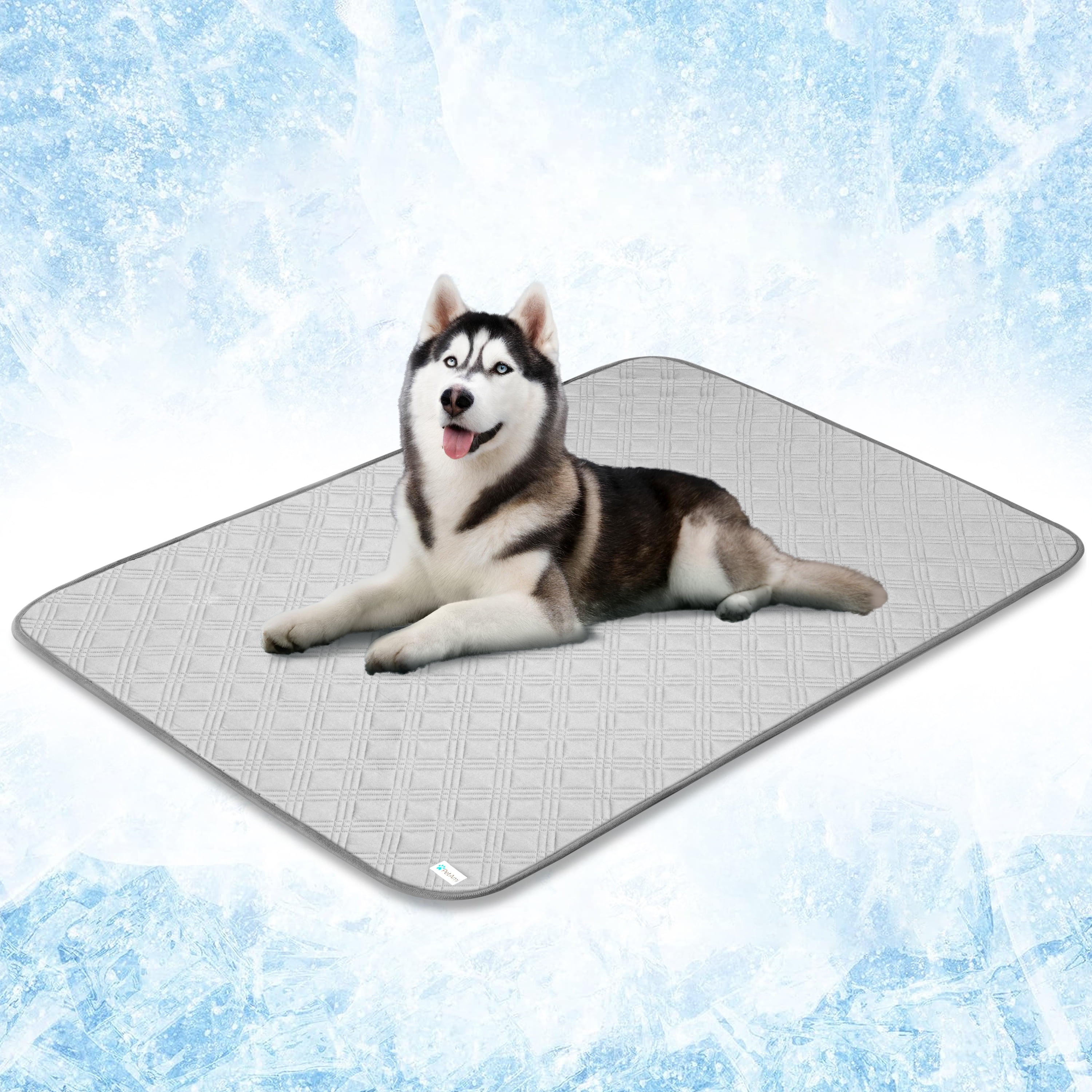 PetAmi Waterproof Cooling Mat for Dog, Premium Pet Cooling Blanket for Bed Crate, Anti Slip ...