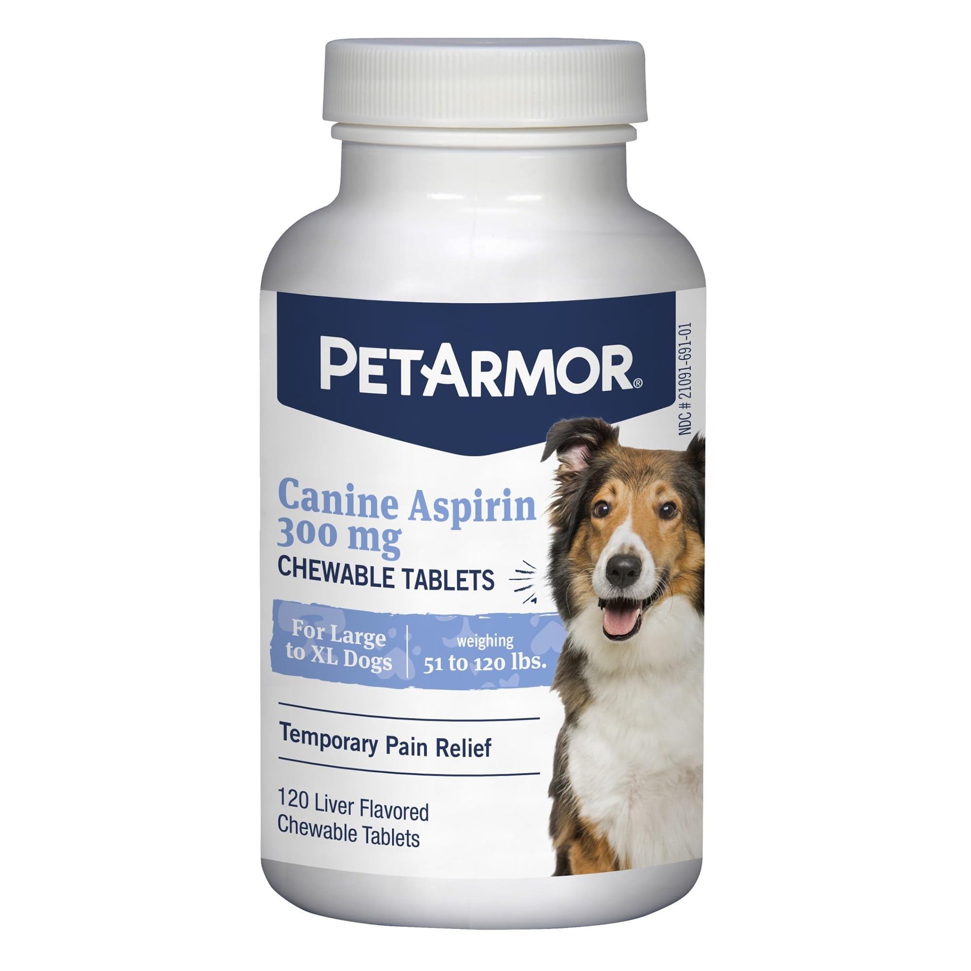 PetArmor Aspirin for Large Dogs, Fast Acting Anti-Inflammatory and Pain ...