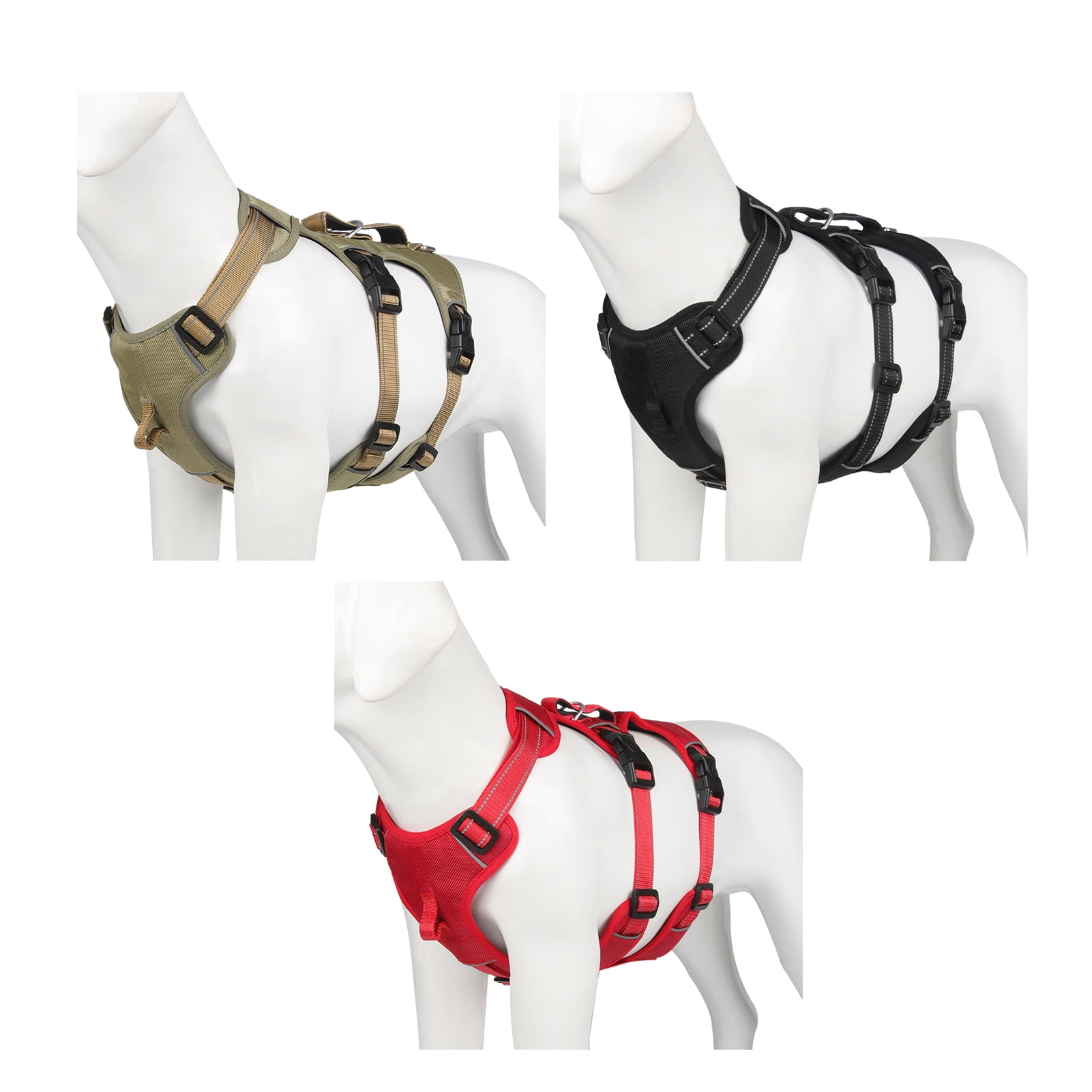 PetClub Dog Harness Escape-Proof Load-Reducing Buffer Design No Pull ...