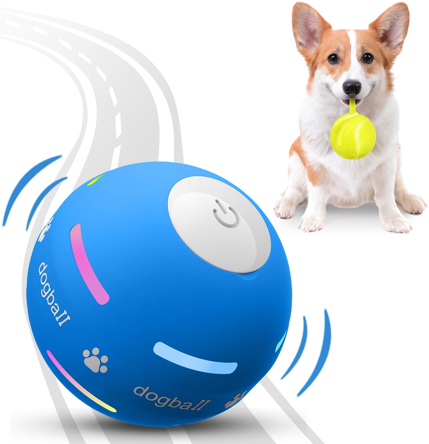 PetDroid Interactive Dog Toys DPF11 Dog Ball,[2025 Newly Upgraded ...