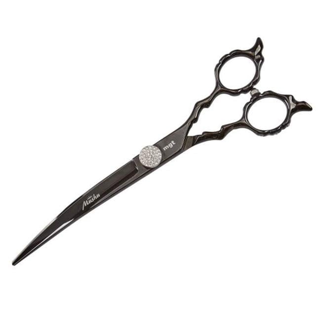 PetEdge TP3113 17 07 7 in. Master Grooming Tools Curved Mushu Shears ...