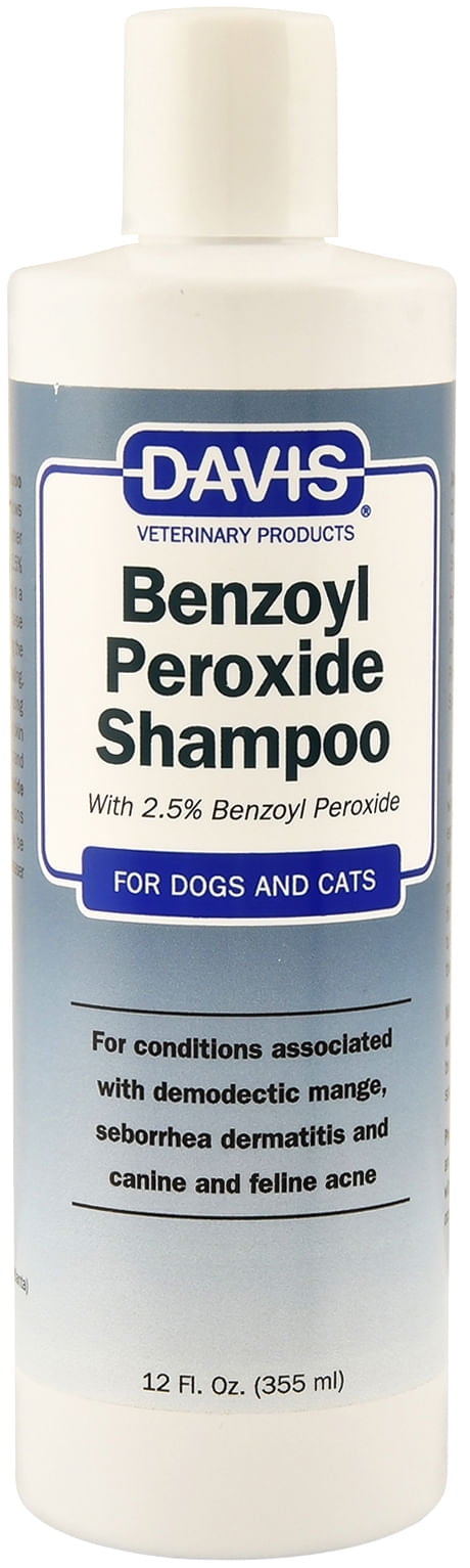 PetEdge Davis Benzoyl Peroxide Dog Shampoo, Skin Wash for Acne, 2.5% ...