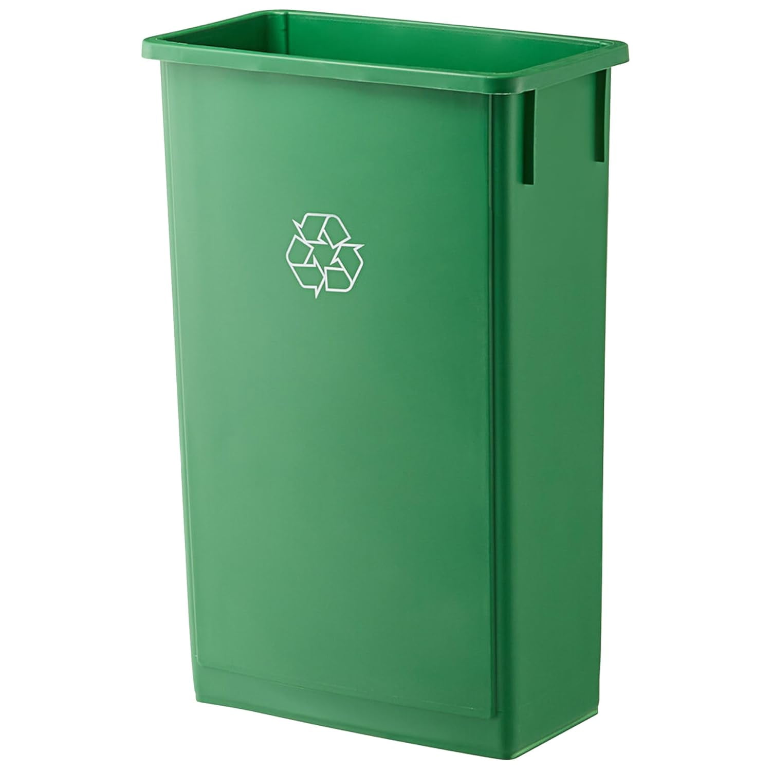 PetFurnishn 23 Gallon Green Tall Slim Plastic Trash Cans for Kitchen ...