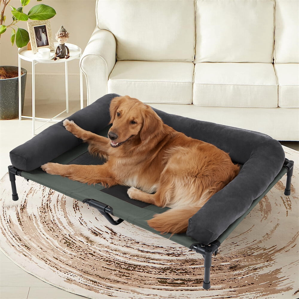 PetFurnishn Elevated Dog Bed Chew Proof Raised Indoor Outdoor with ...