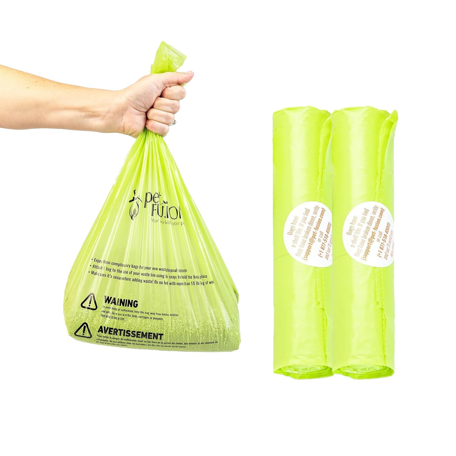 PetFusion Replacement Waste Bags for PetFusion's ATT1Cat Litter ...