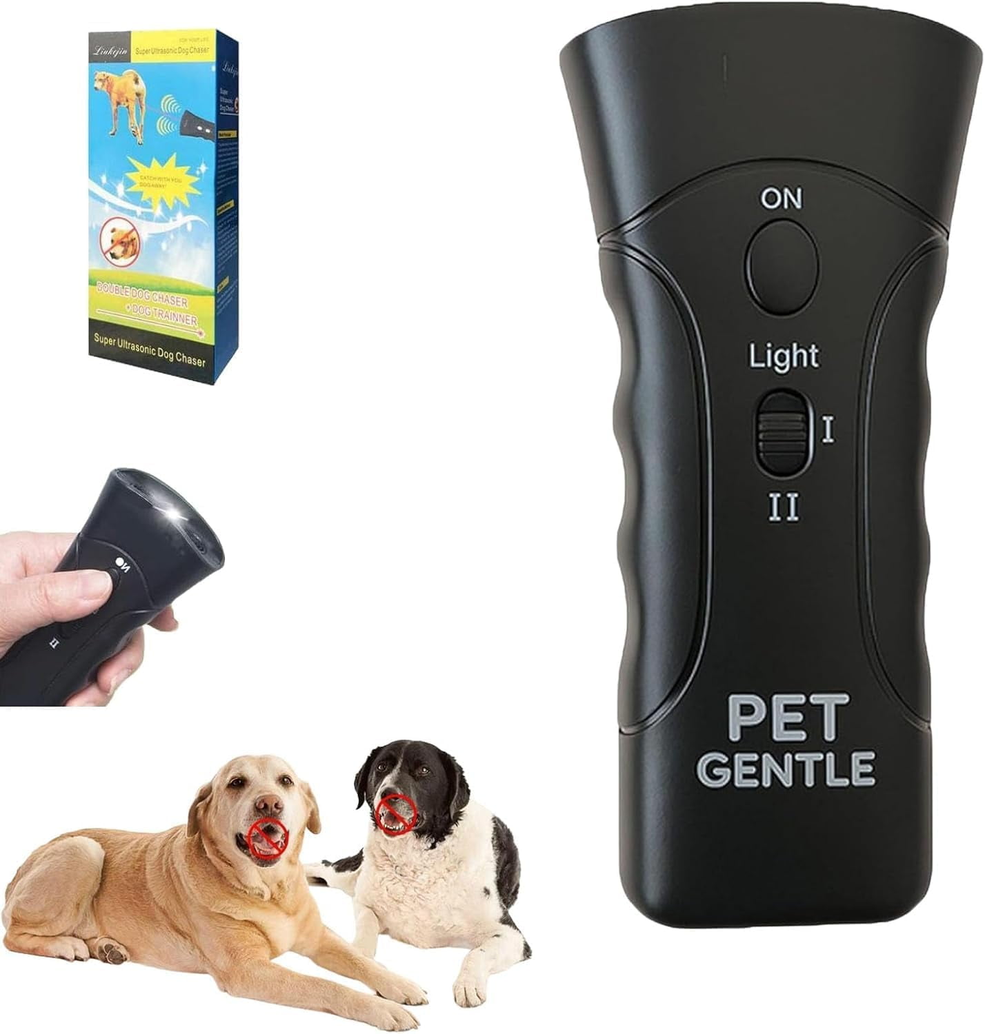 PetGentle Anti Barking Device,Pet Gentle Ultrasonic Dog Bark Deterrent ...