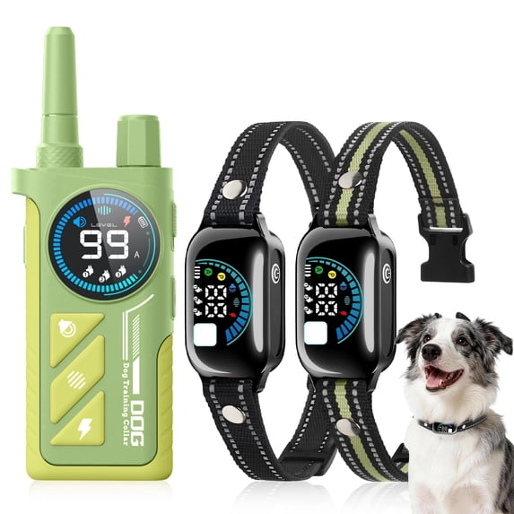 PetJoy 2 in 1 Dog Shock Collar with Remote 2 Dogs,4 Modes Dog Training ...