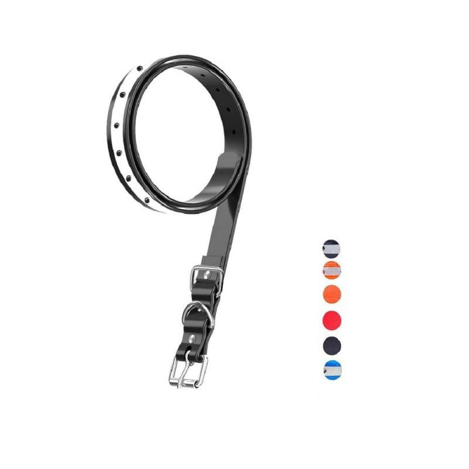 PetJoy Adjustable Black TPU Reflective Dog Collar, Dog Shock Collar ...