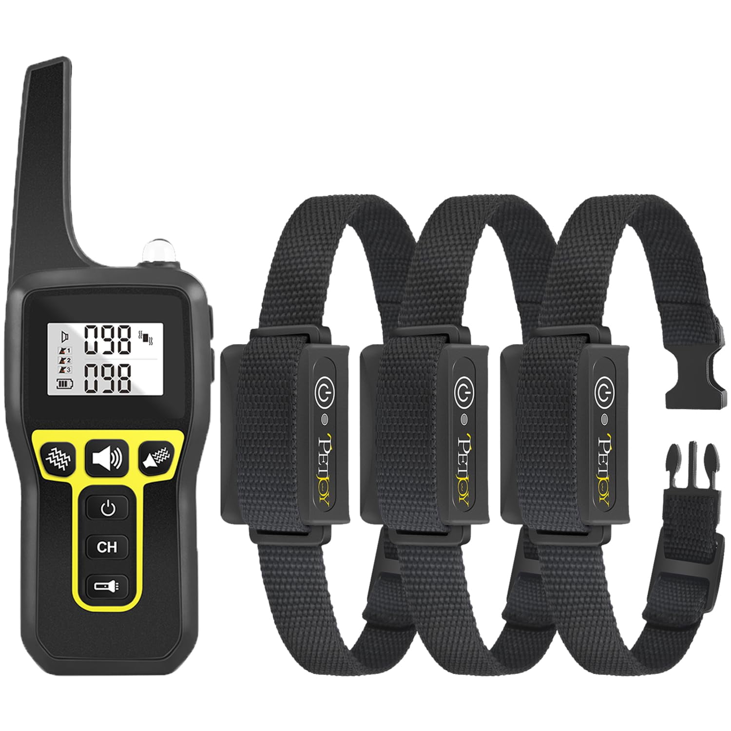 PetJoy Vibrating Dog Collar with Remote - No Shock Training Collar for ...