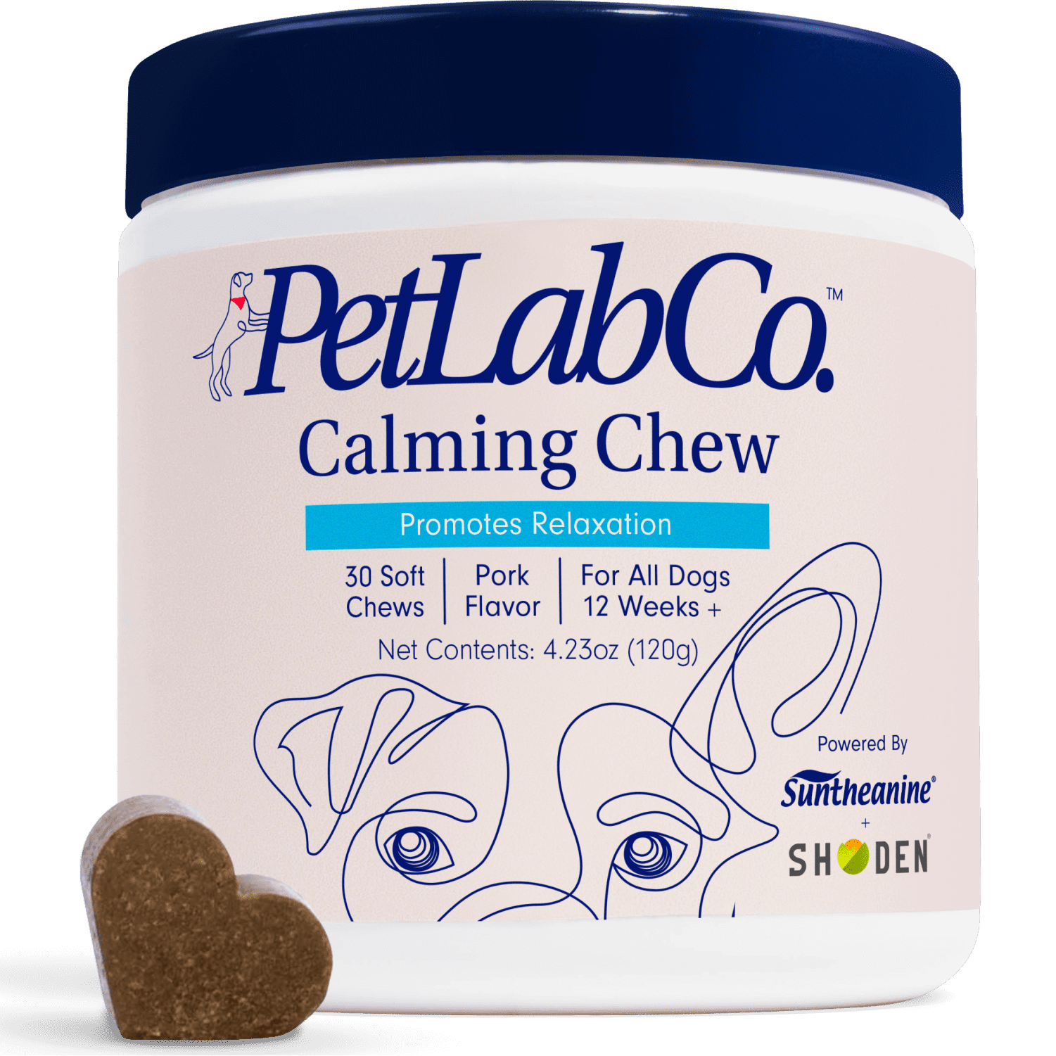 PetLab Co. Anxiety & Stress Relief Calming Chews for Dogs, Soft Chew ...