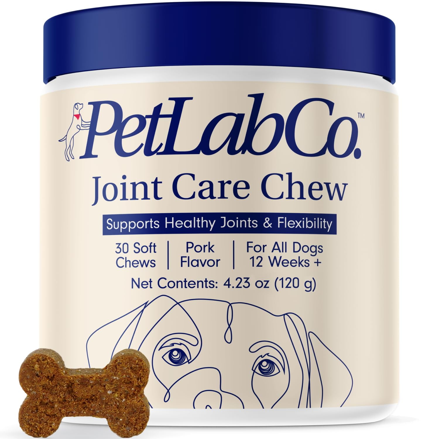 PetLab Co. Joint Care SBF3 Chews for Dogs - High Levels of Glucosamine ...