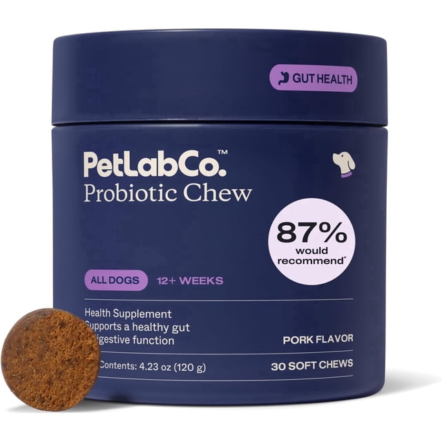 PetLab Co. Probiotic Chews, Digestive Supplement For Canine Gut Health ...