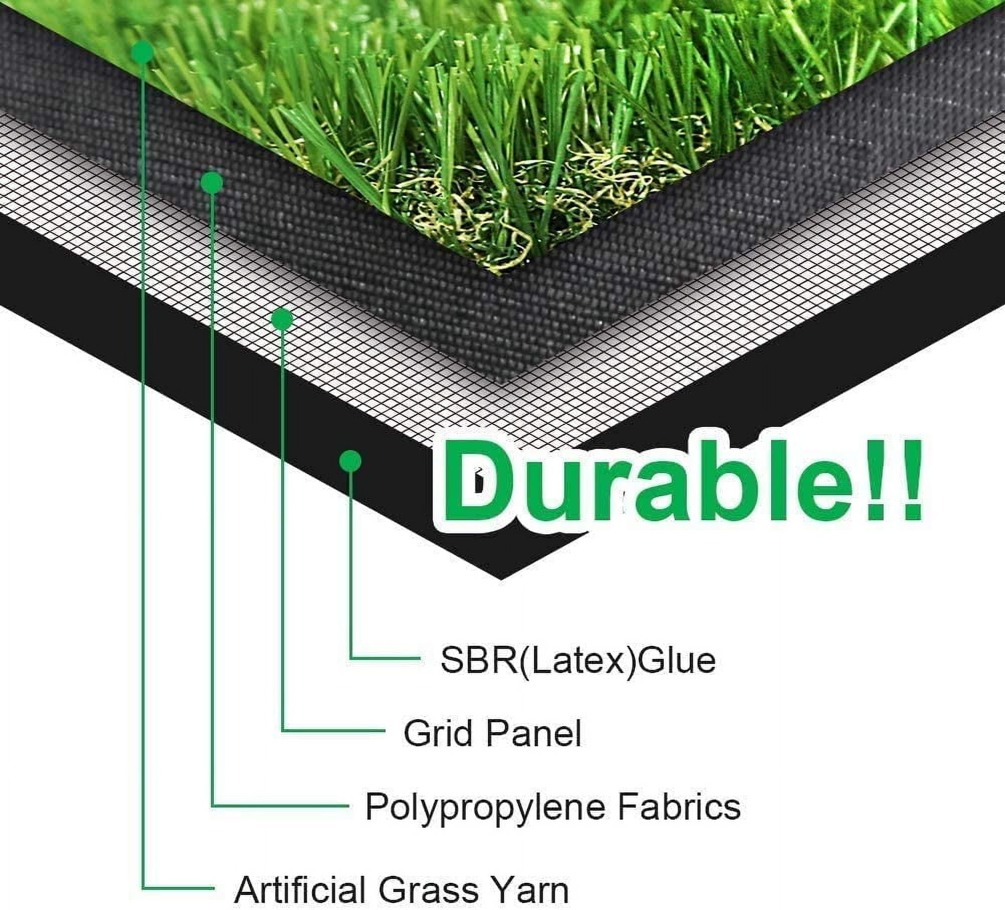 PetLawn 3'X19' Artificial Grass Realistic, Grass Height 1 3/8" Indoor/Outdoor Artificial Grass ...