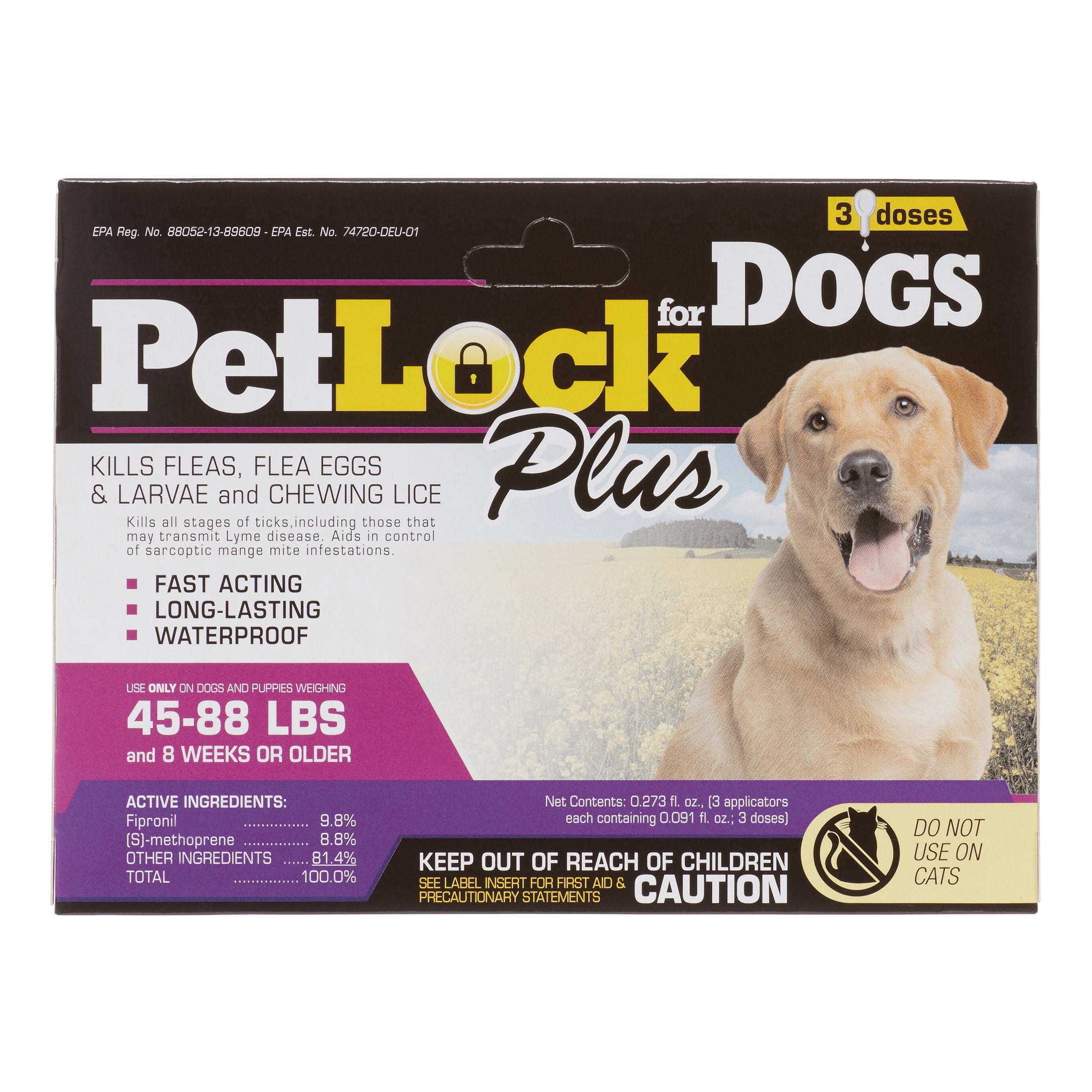 PetLock Plus Dog Flea Treatment - Walmart.com
