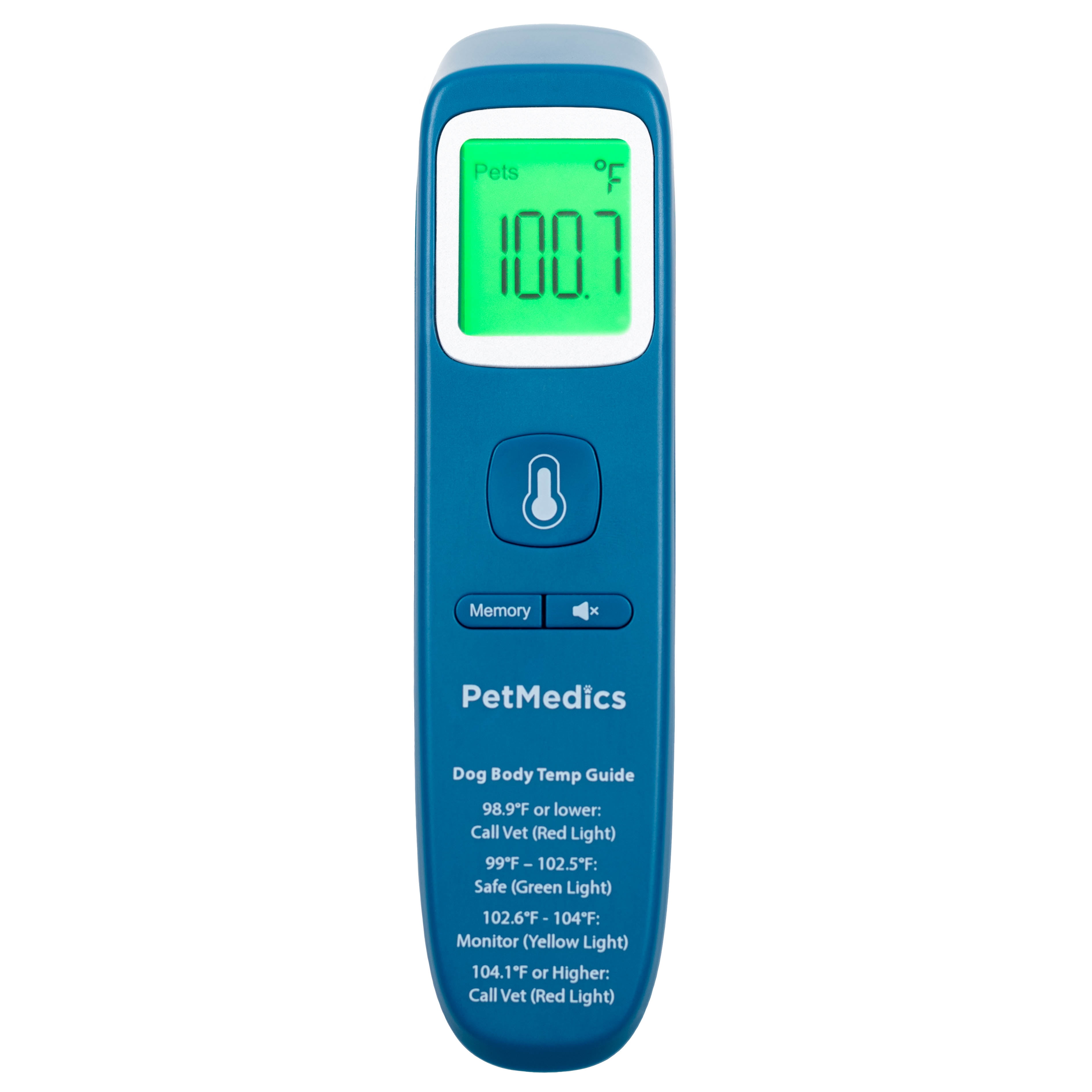 PetMedics Non-Contact Touchless Digital Thermometer for Dogs - Powered ...
