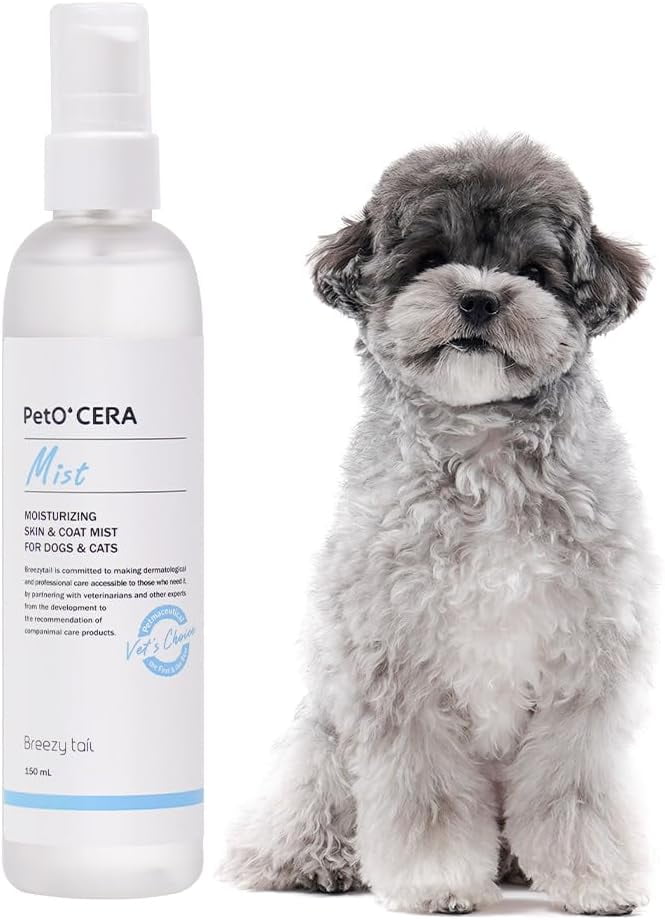 PetO'Cera Mist Spray, Hydrating Mist for Dogs & Cats, Skin & Coat ...