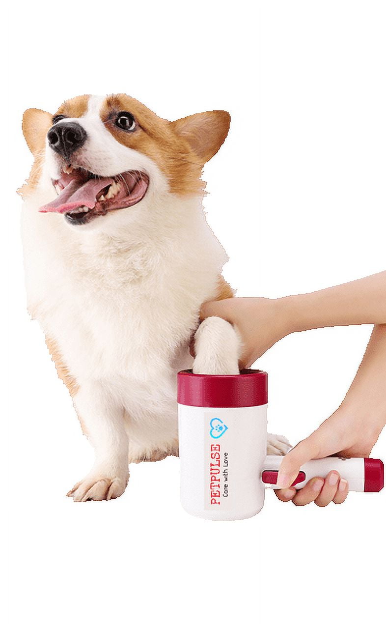 PetPulse Dog Paw Cleaner, Dog Washing Cup, Paw Cleaner with Handle, Dog ...