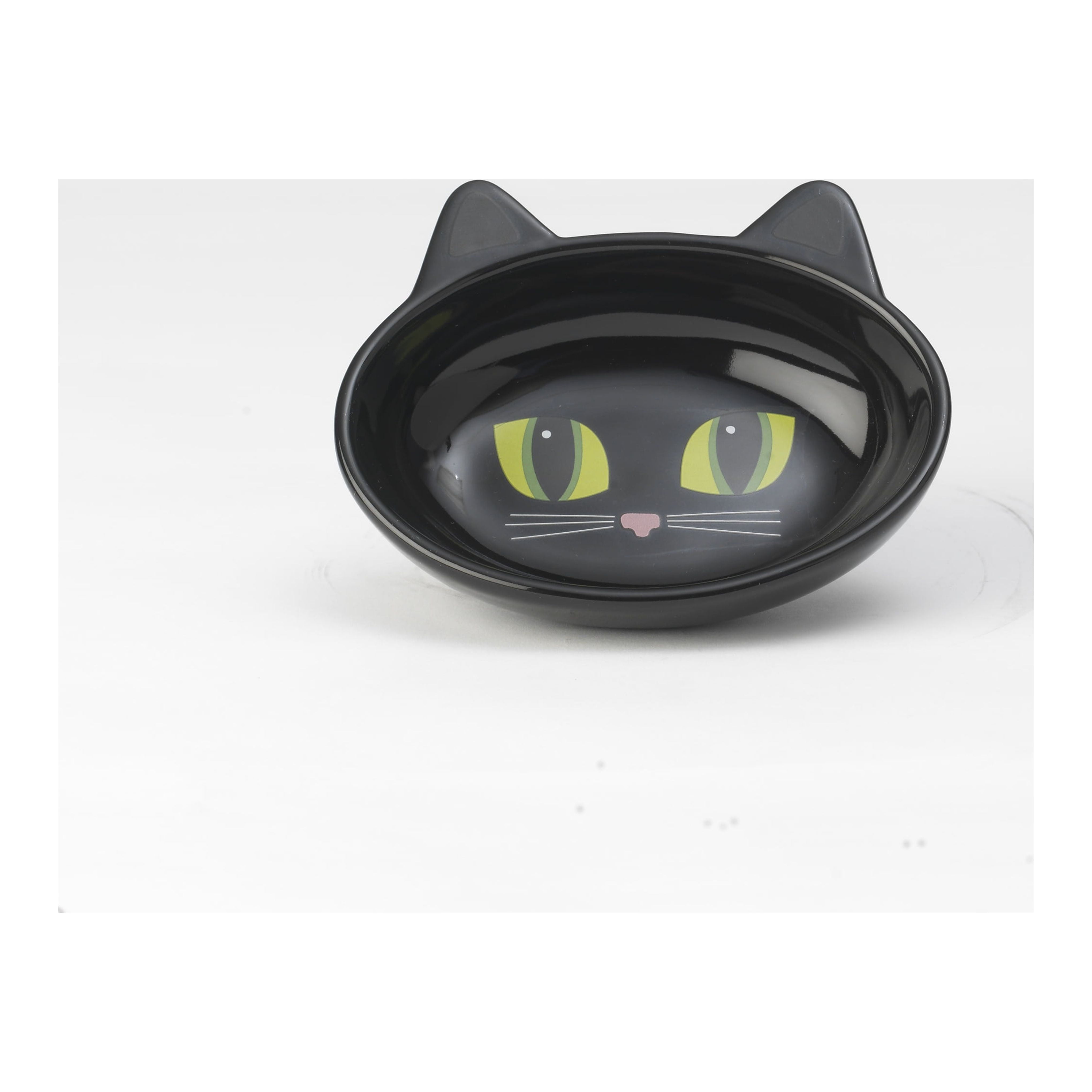 PetRageous Designs Frisky Kitty Oval 5.5" Stoneware Food Bowl for Cats ...