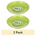 (2 pack) PetRageous Silly Kitty 5 Inch 2.5 Ounce Cat Saucer, Lime Green ...