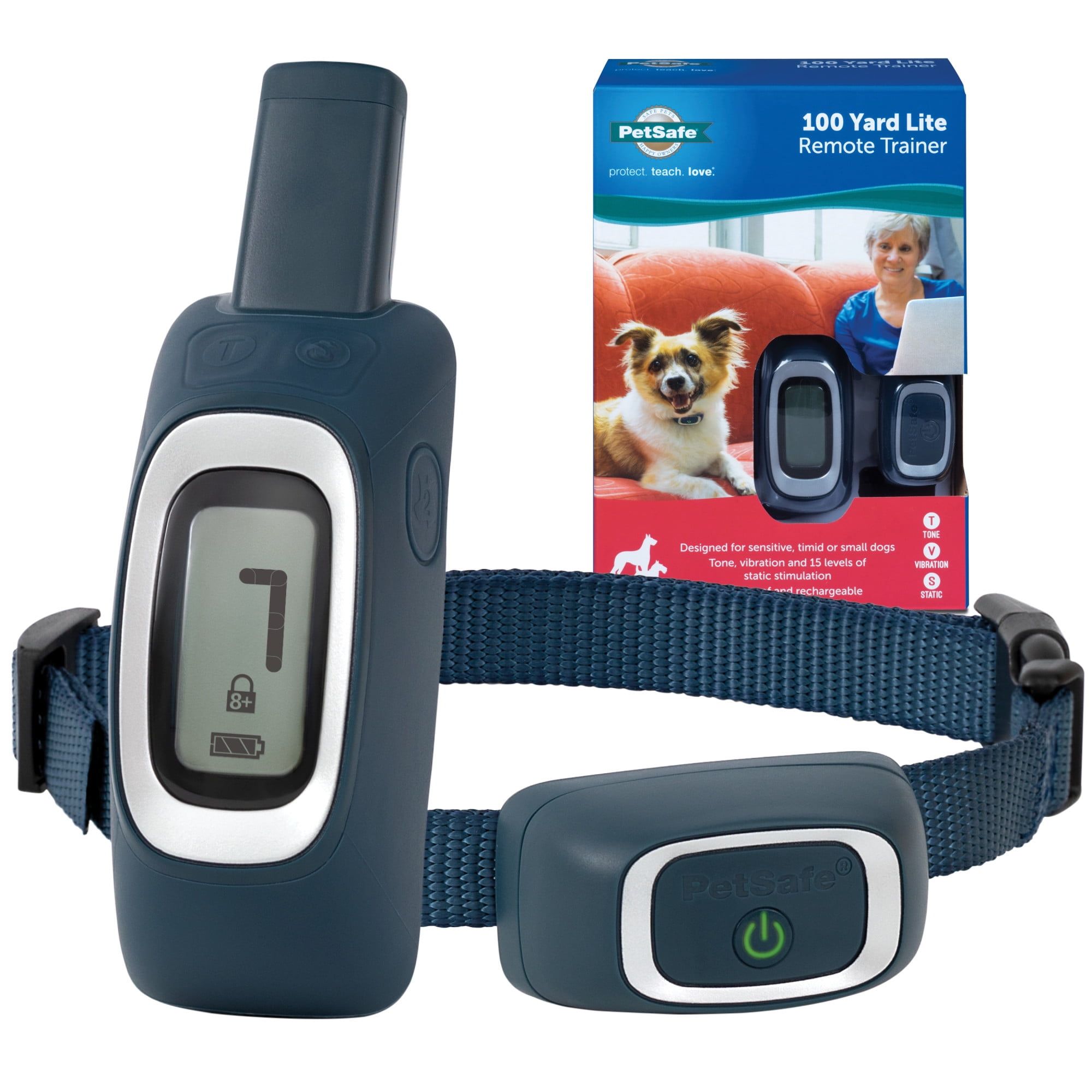 PetSafe 100 Yard Remote Dog Training Collar, Tone/Vibration or Static ...