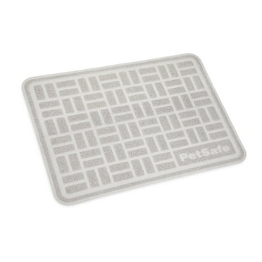Petlinks, Purr-Fect Paws Cat Litter Mat,Large, Gray - Walmart.com