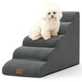 PetSafe Curved Dog Stairs – Foam Ramp for Small Pets, Non-Slip Ladder ...