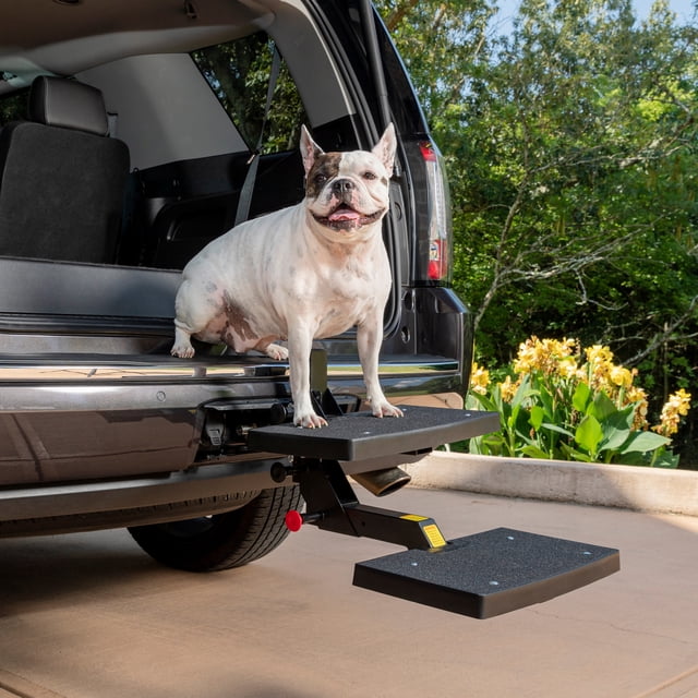 PetSafe Happy Ride Dog Hitch Step, For Pets up to 200 lb, Folds, Quick ...