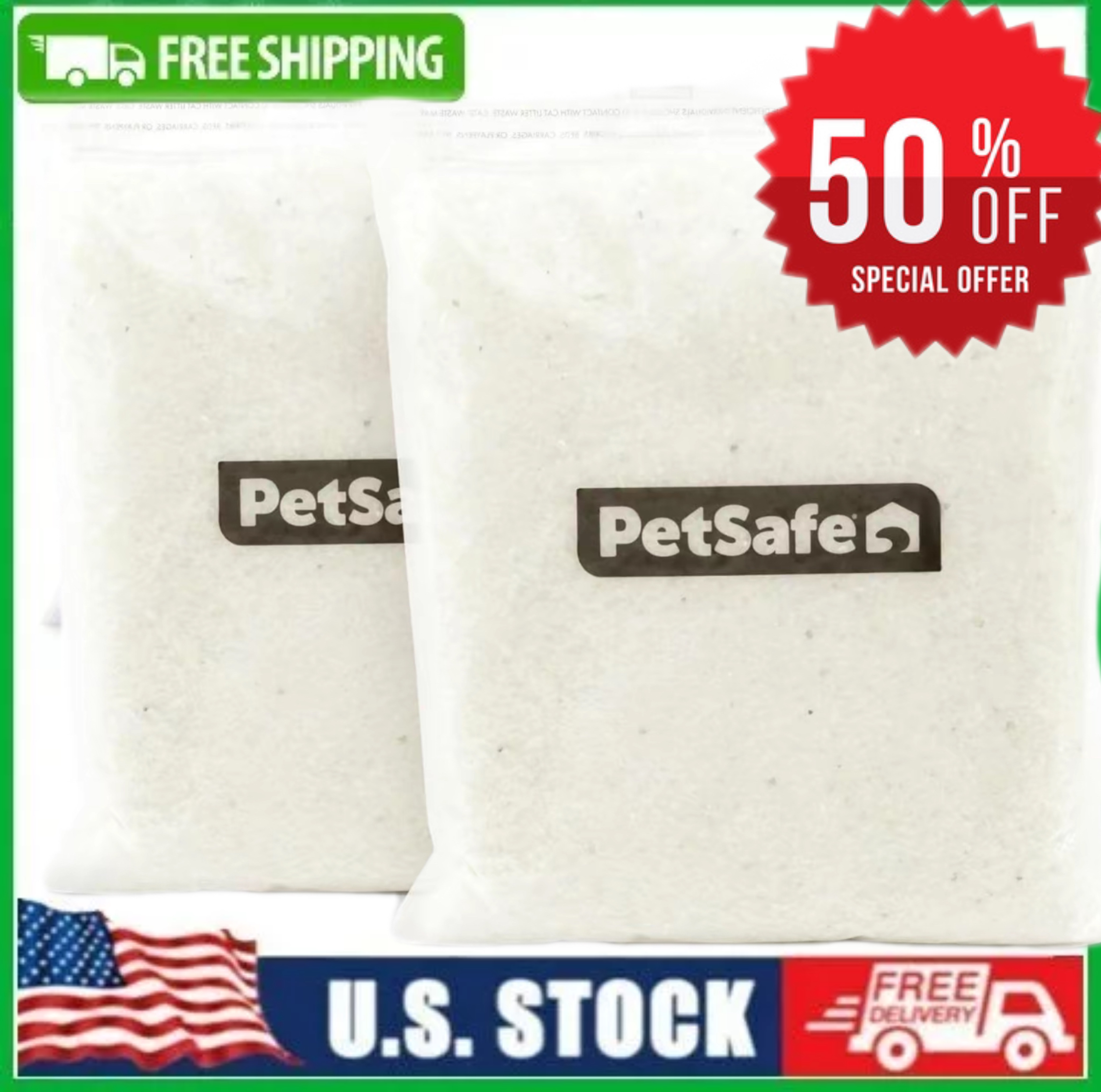 PetSafe ScoopFree Premium Crystal Cat Litter - Outperforms Clay Litter ...