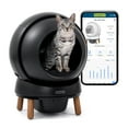 PetSafe ScoopFree SmartSpin Self-Cleaning Cat Litter Box, Black ...