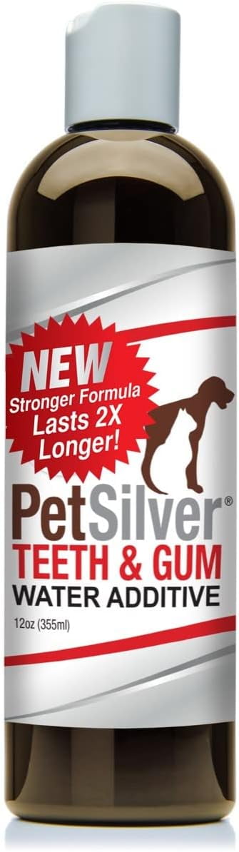 PetSilver Teeth & Gum Water Additive for Dogs & Cats, Eliminate Bad ...