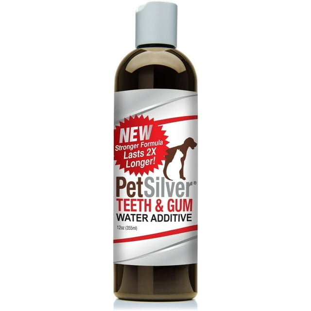 PetSilver Teeth & Gum Water Additive for Dogs & Cats, Eliminate Bad ...