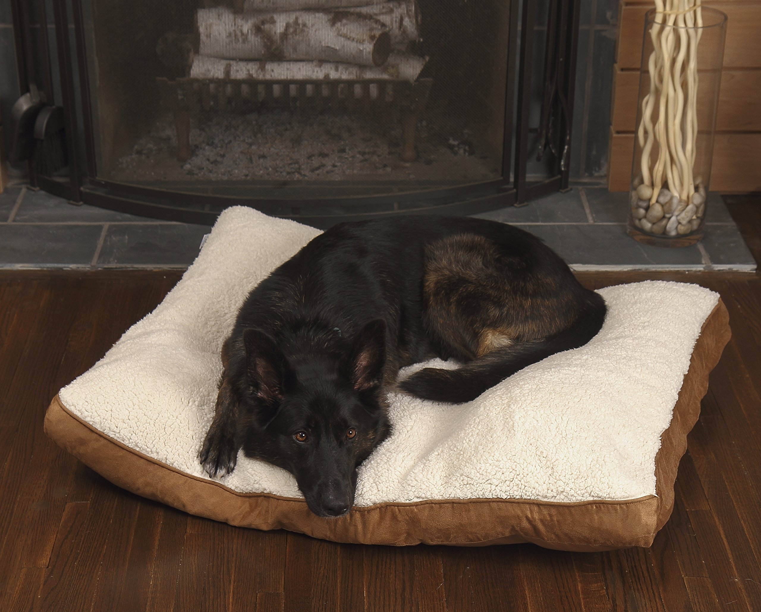 PetSpaces Faux-suede Rectangular Pet Bed, Extra-large - Walmart.com