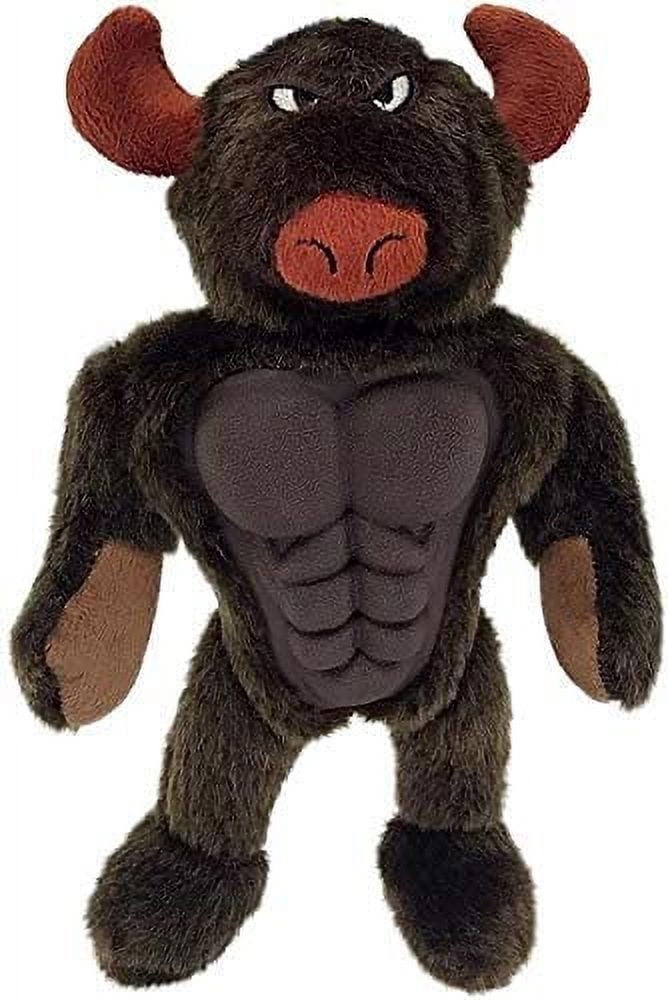 PetSport Dashing Six-Packer Stuffed Animals Plush Toy for Dogs (Bull ...