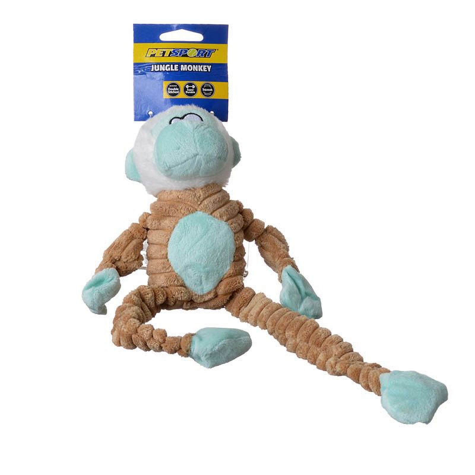 PetSport Tuff Squeak Jungle Monkey Toy 1 Pack - (14" Long) - Walmart.com