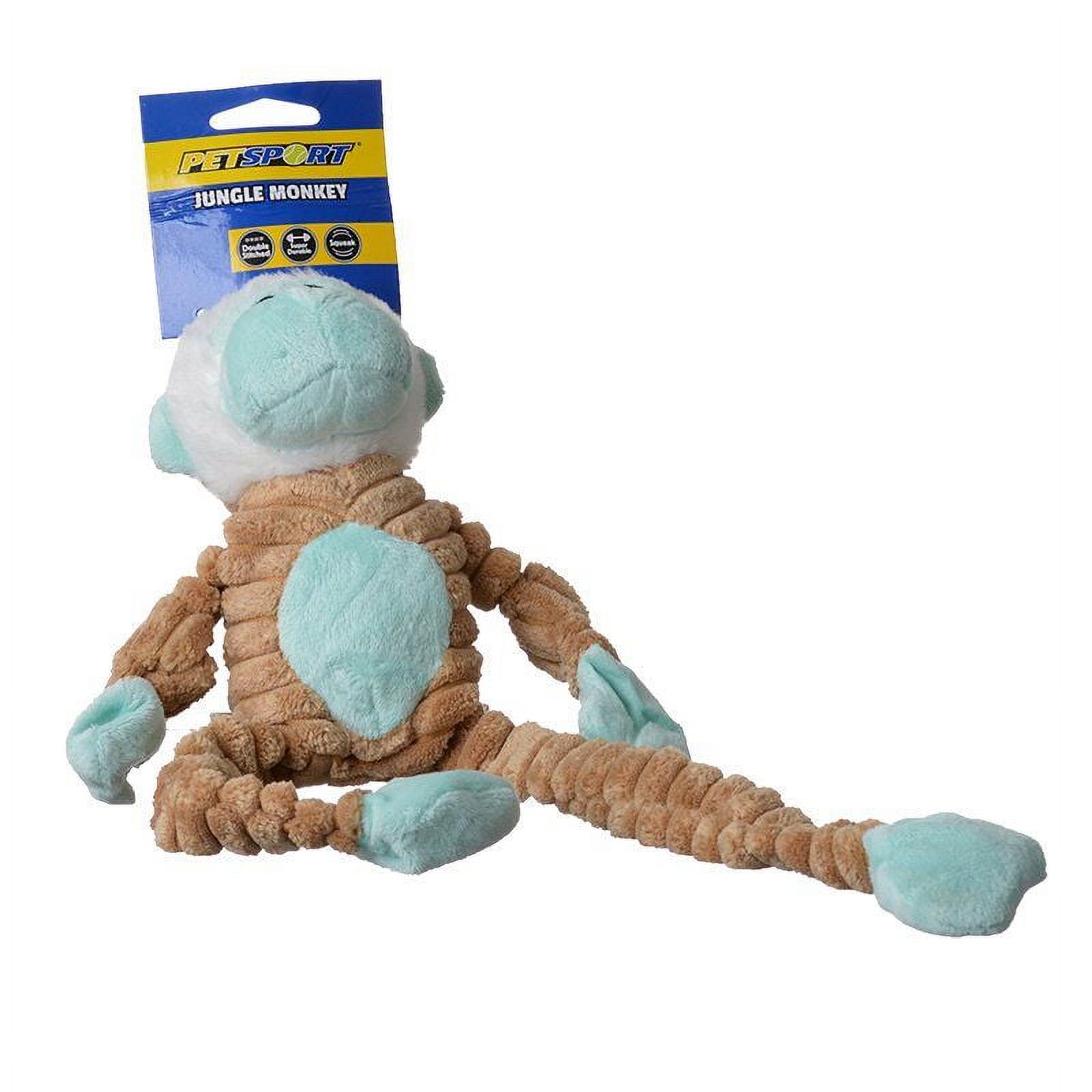 PetSport Tuff Squeak Jungle Monkey Toy - (14" Long) (4 Pack) - Walmart.com