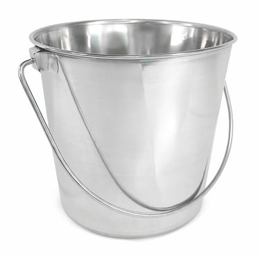 Little Giant 20Qt Flatback Plastic Bucket Black - Walmart.com