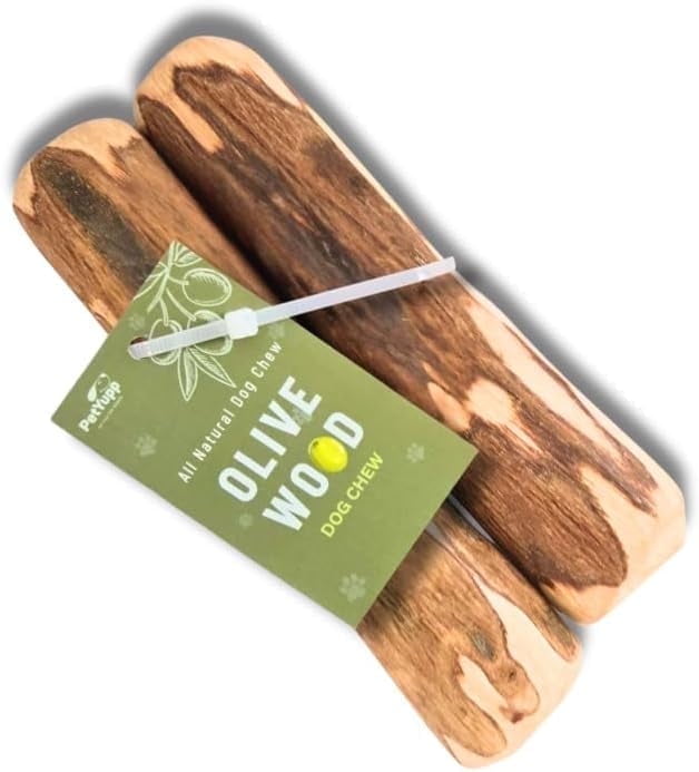 PetYupp Olive Wood Dog Chew Stick, Small, 2 Count - Walmart.com