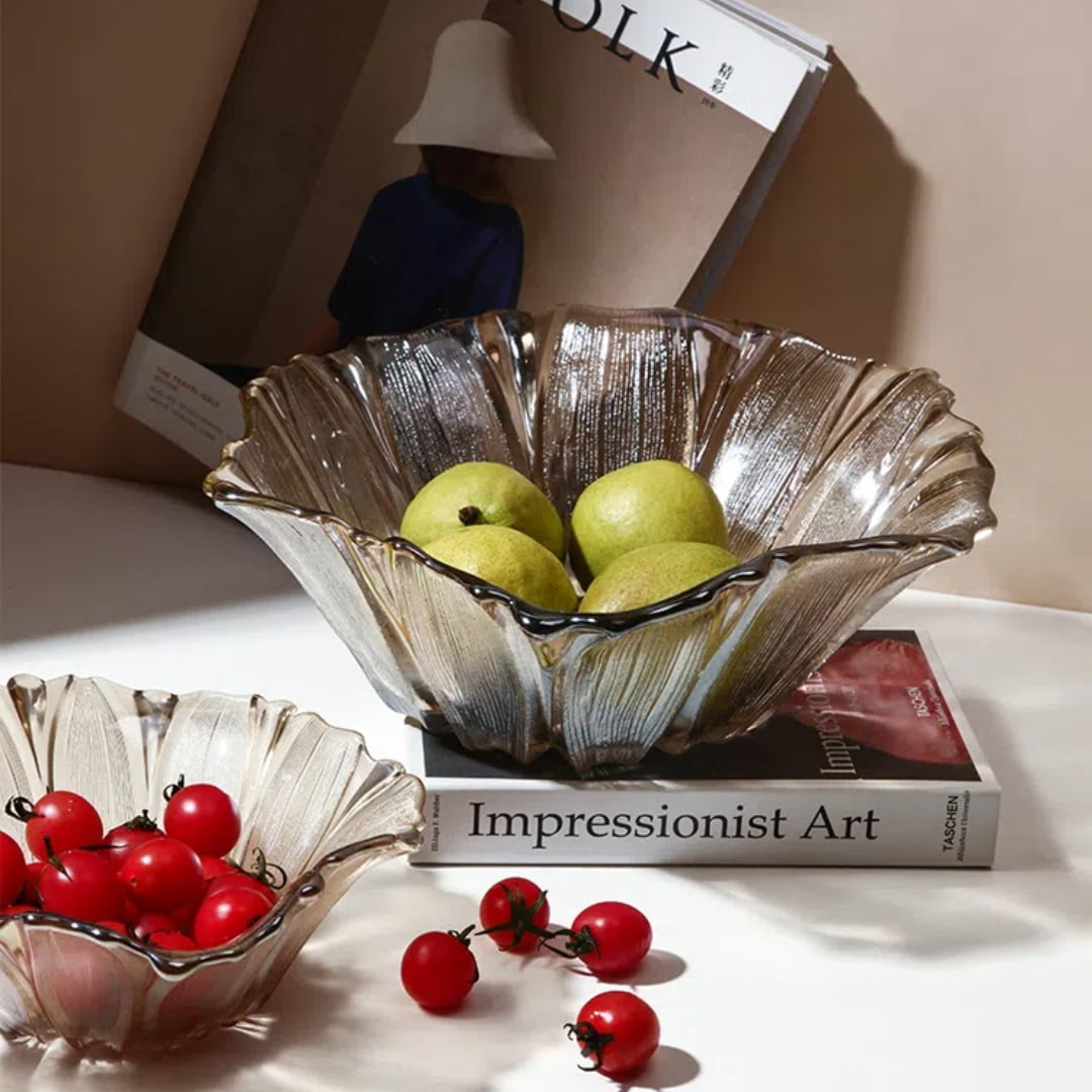 Petal Creative Crystal Fruit Pan Modern Simple Living Room Home Tea ...