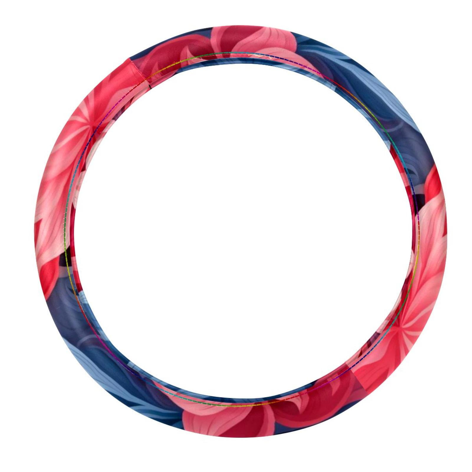 Petal Flower 14.5 Inch Car Wheel Cover, Printing Design, PVC Leather ...