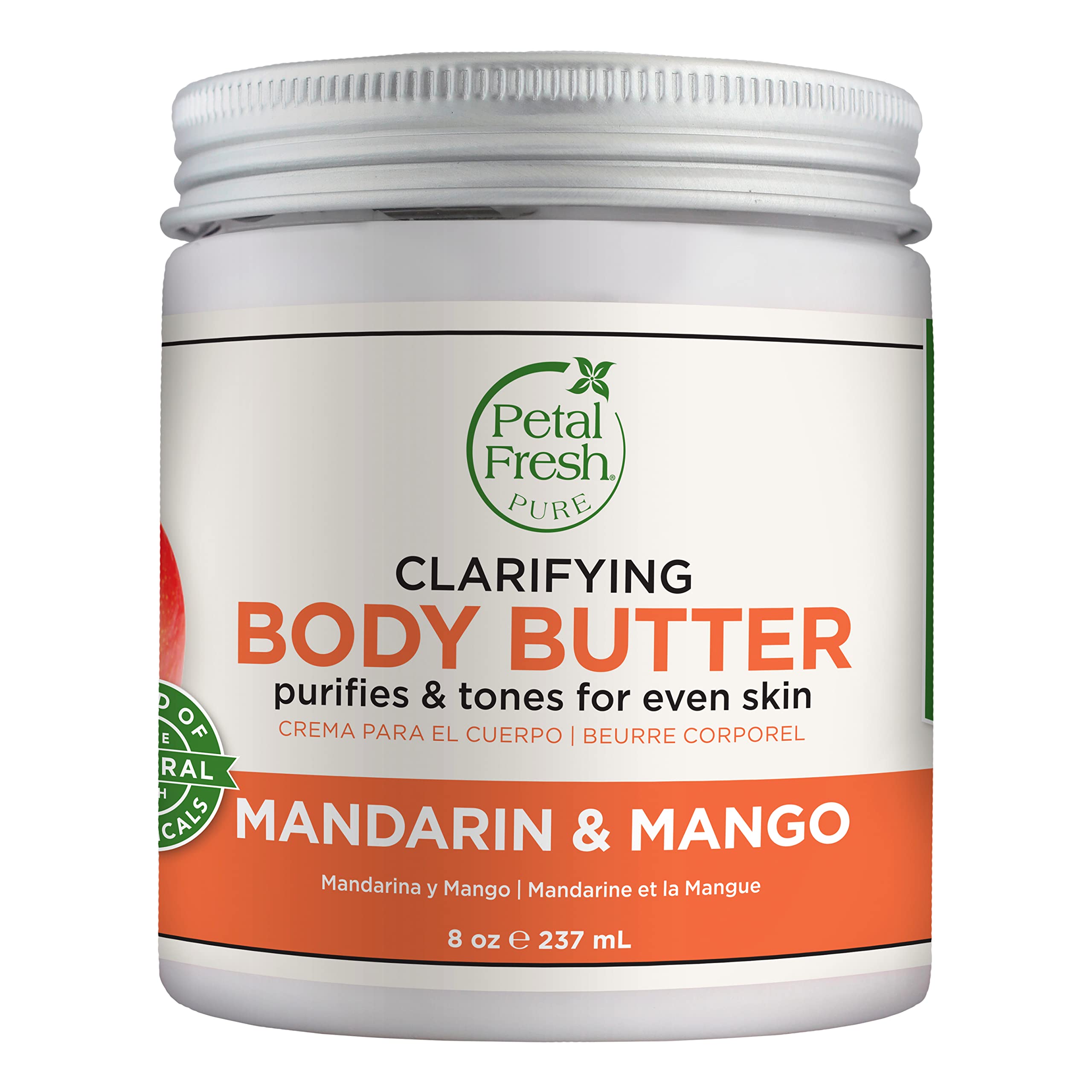 Petal Fresh Pure Clarifying VTF5 Mandarin & Mango Body Butter, Coconut ...