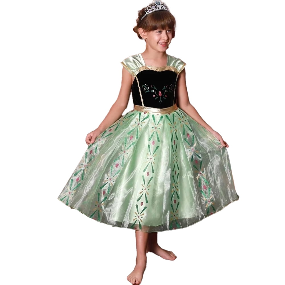 Petal Princesses 3-10 Years Kids Frozen Elsa Anna Party Dress Girl ...