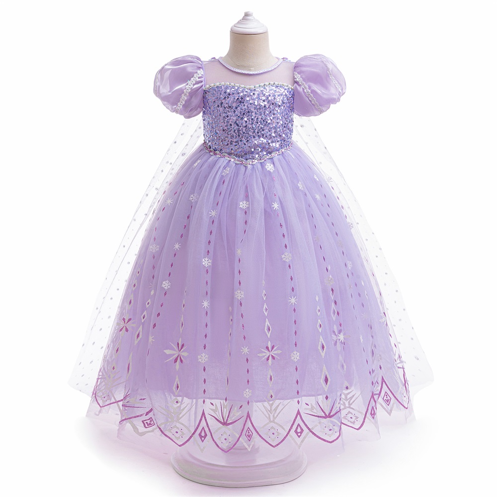 Petal Princesses Little Girls Ball Gown Partyware Dress Elsa Frock for ...
