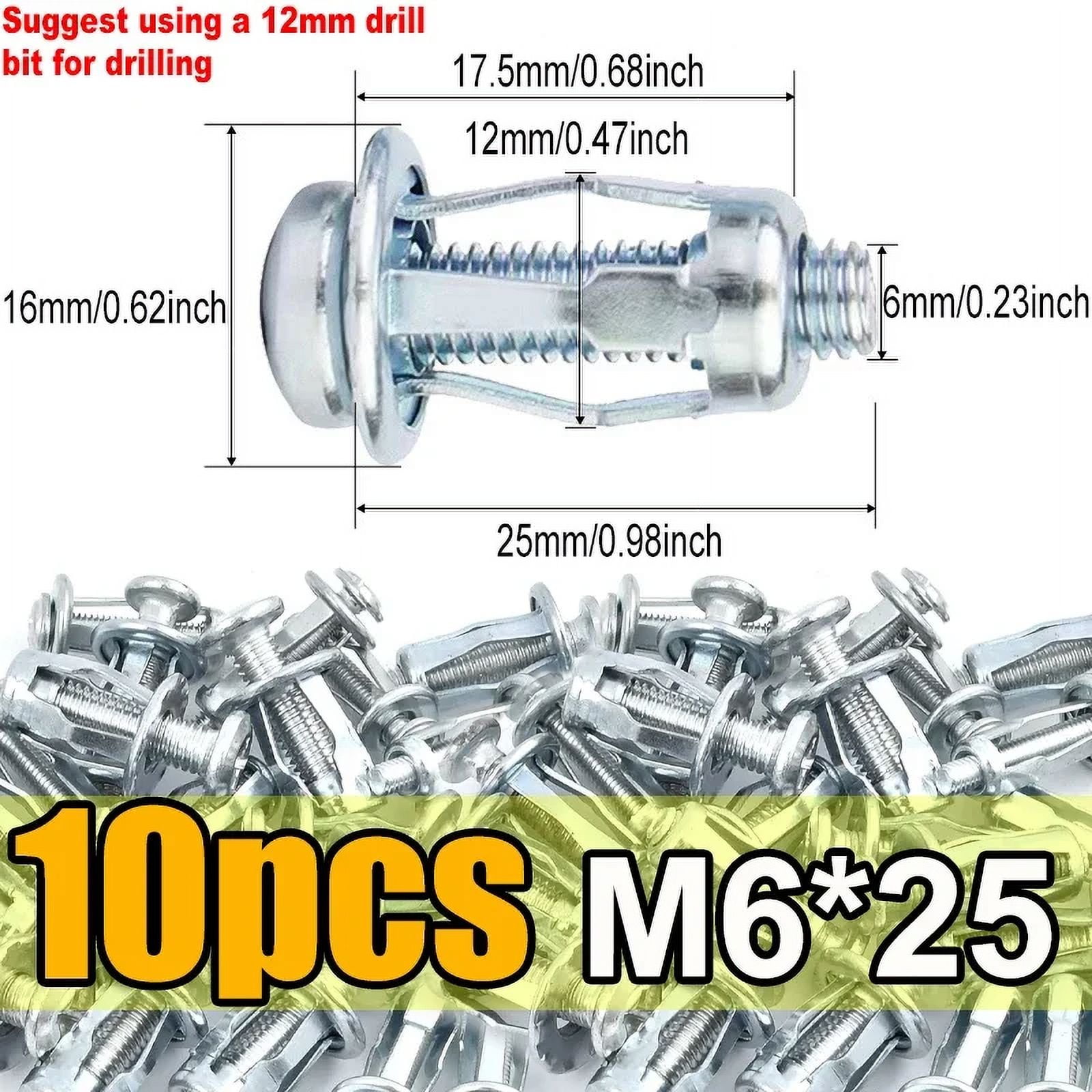 Petal Screw Jack Nuts Screw Anchors Petal Expansion Plugs for Curtain ...