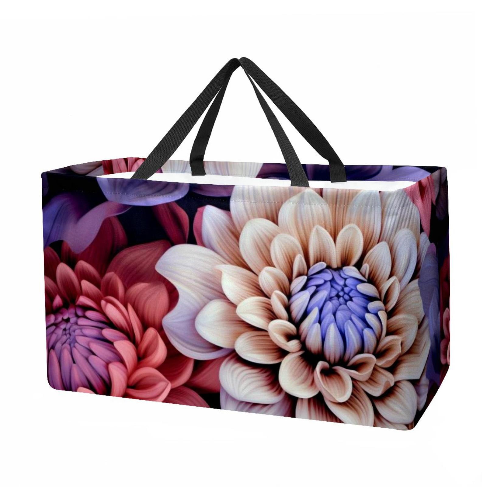 Petal flower Collapsible Oxford Cloth Storage Bin: Reusable, Foldable ...