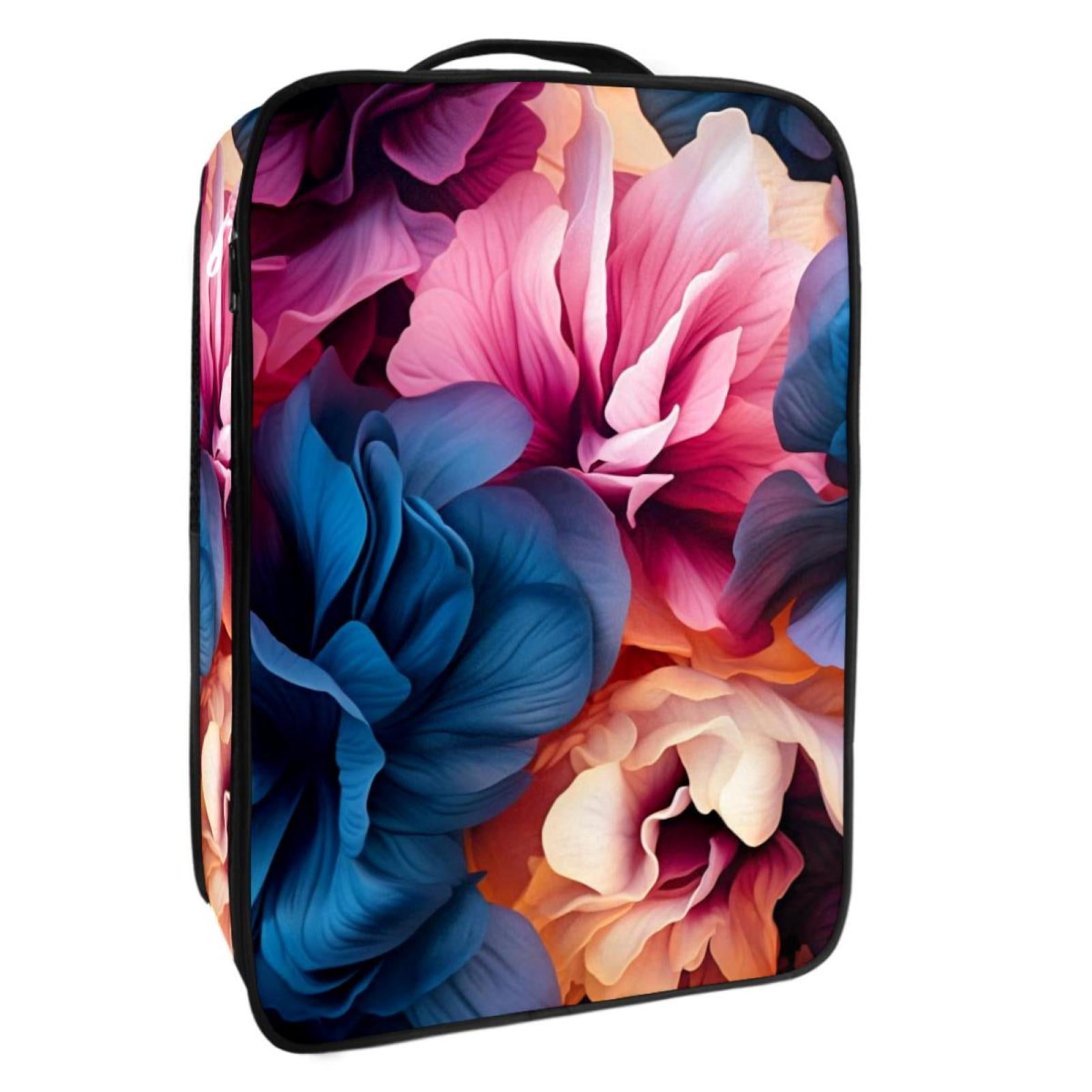 Petal flower Polyester Shoe Organizer Box 23x31cm/9x12in Closet Storage ...