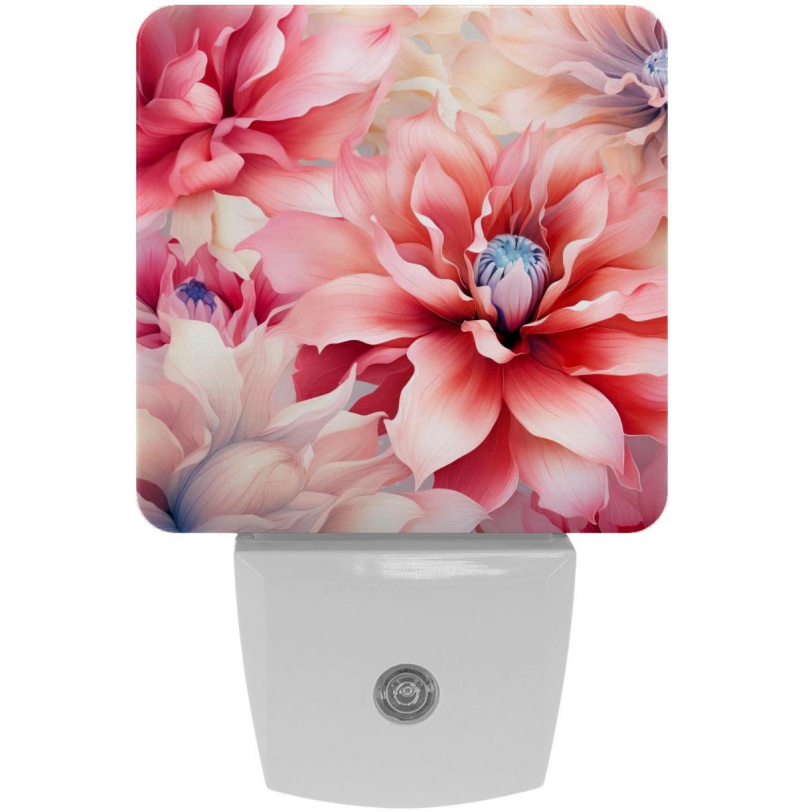 Petal flowers LED Square Night Lights - Compact and Multifunctional ...