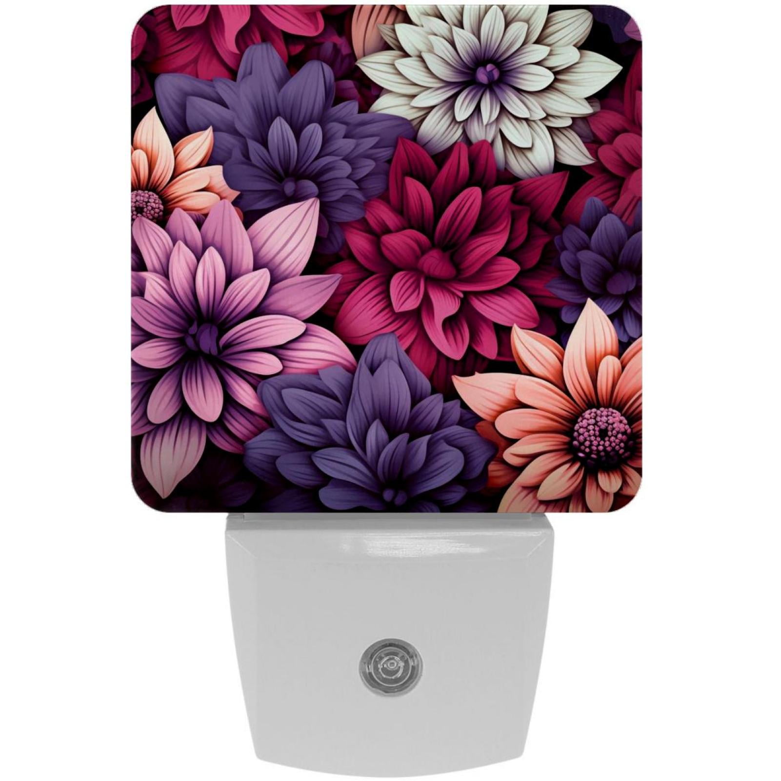 Petal flowers LED Square Night Lights - Elegant and Energy Efficient ...