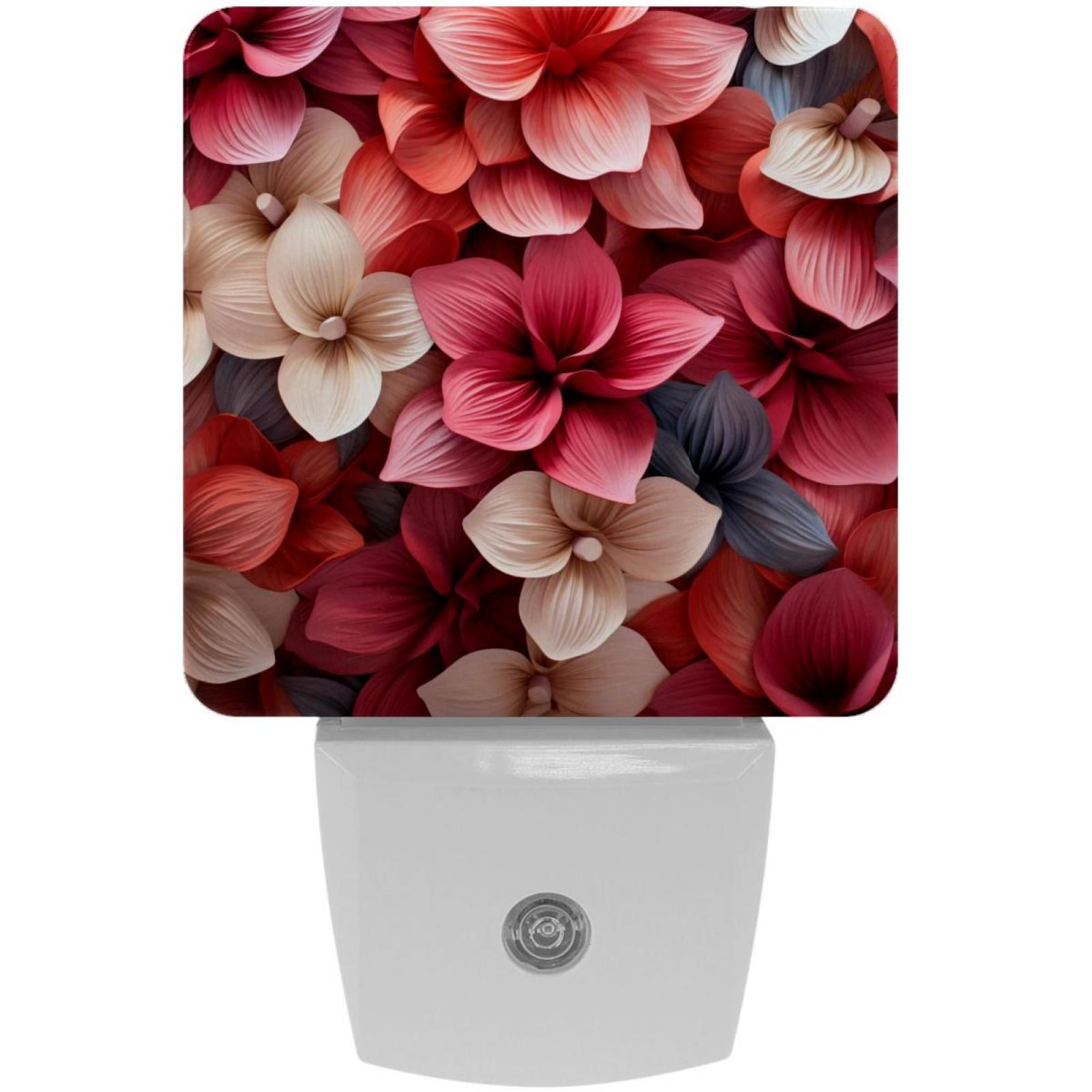 Petal flowers LED Square Night Lights - Energy Efficient and Sleek ...
